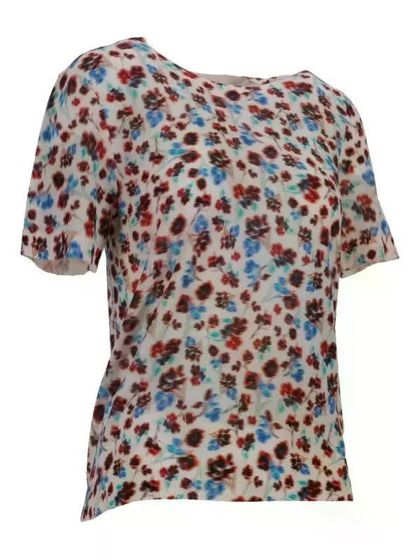 Paul Smith Floral-pattern T-shirt - Neutrals