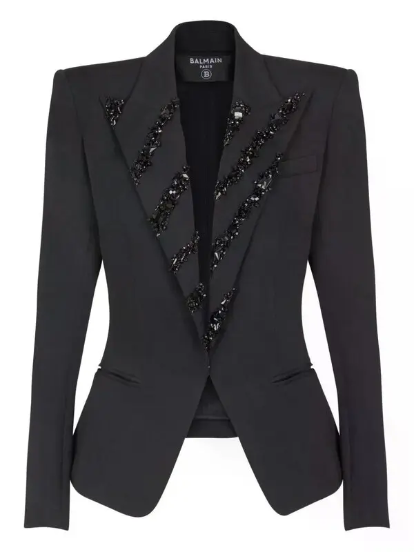 Balmain Crystal-embellished Blazer
