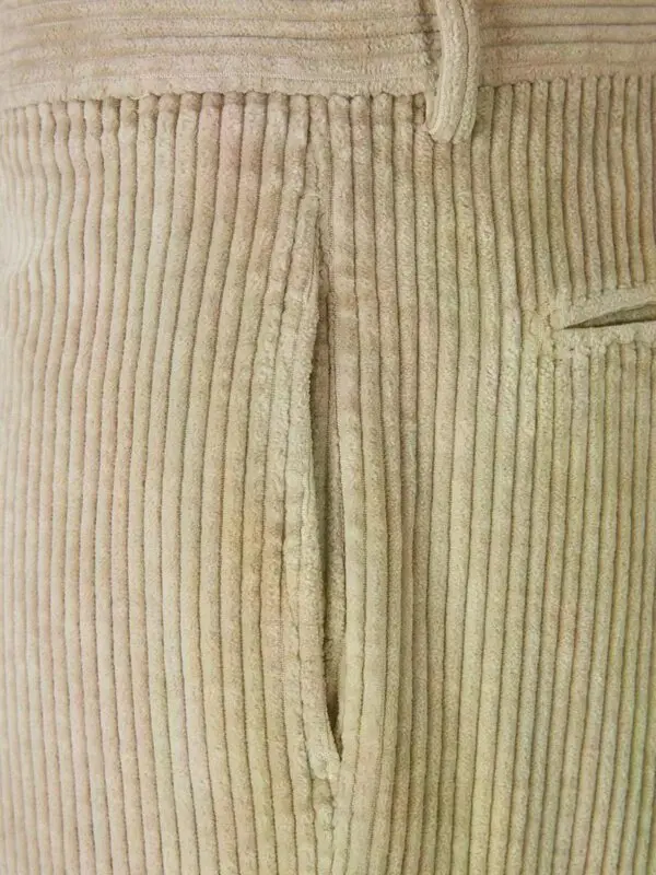BERWICH Corduroy Straight-leg Trousers - Neutrals