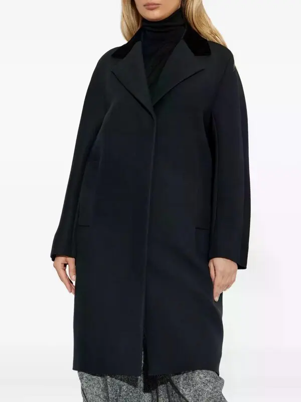 Max Mara Mammola Velvet-collar Coat