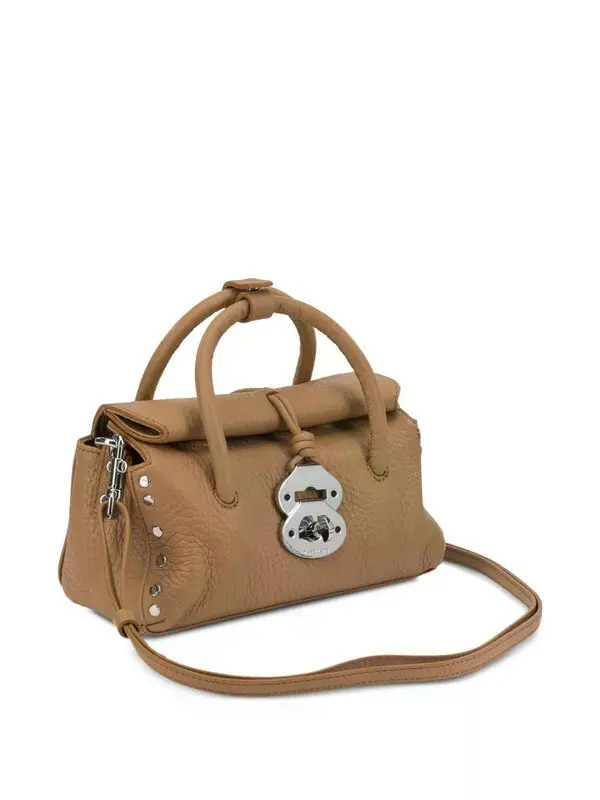 ZANELLATO Small Dotta® Studded Leather Tote Bag - Neutrals