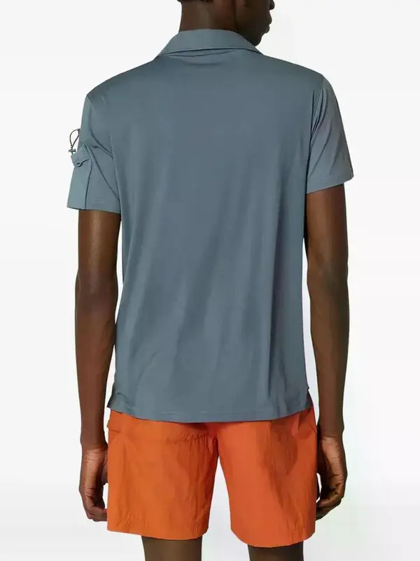 K-WAY Short Sleeve Polo Shirt - Grey