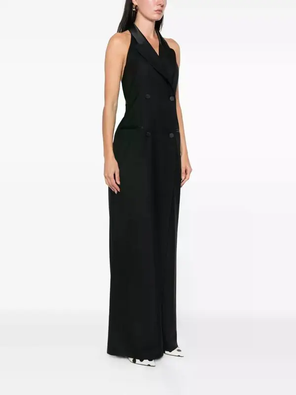 Moschino Double-breasted Halterneck Dress
