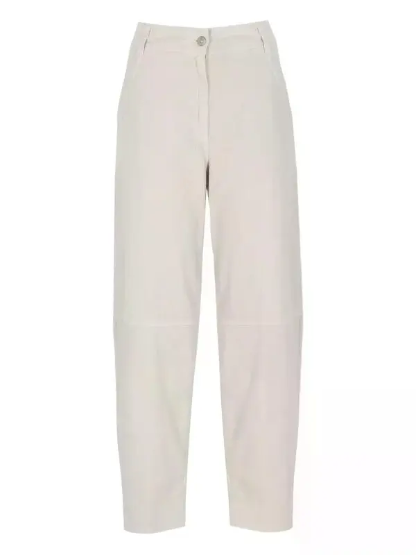 PANICALE Tapered Cotton Trousers