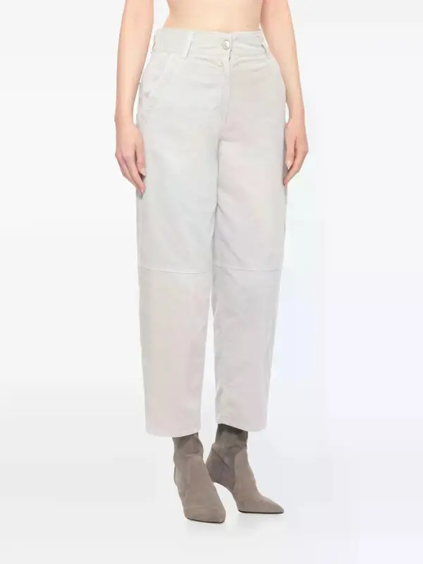 PANICALE Tapered Cotton Trousers