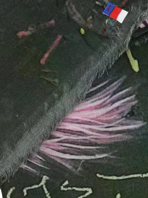 TALKING WALLS Ela Burlesque Fringed Scarf