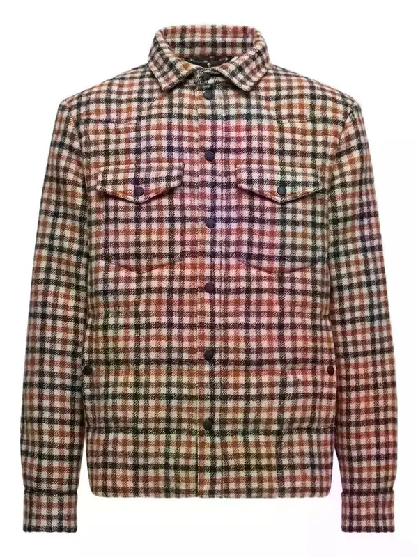 Moncler Gelt Wool Padded Shirt Jacket - Neutrals