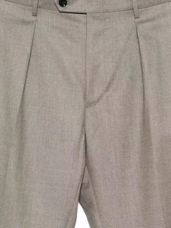 BERWICH Chiaia Pleated Trousers - Grey
