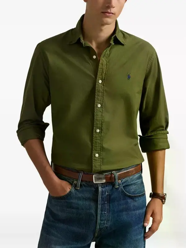Polo Ralph Lauren Long-sleeve Oxford Shirt - Green