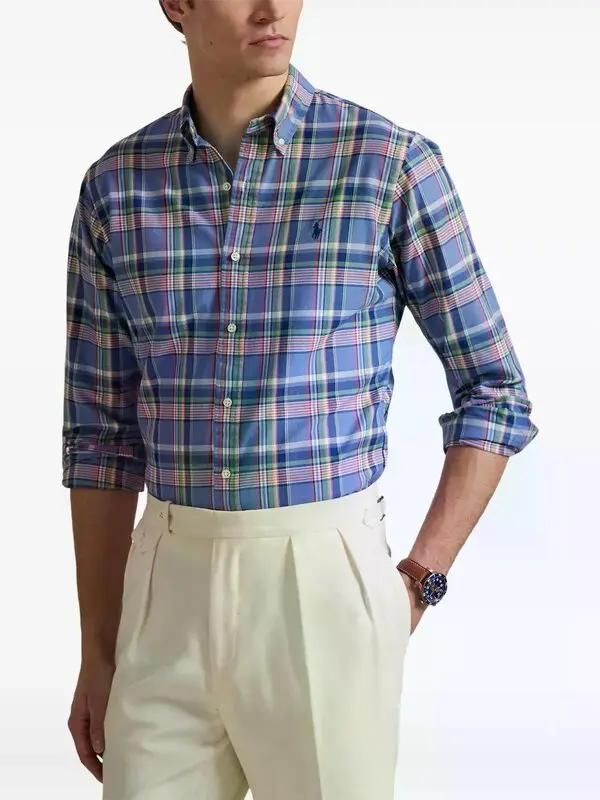Polo Ralph Lauren Long-sleeve Plaid Shirt - Blue