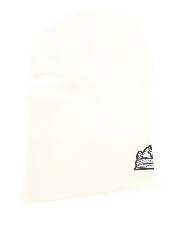 Patrizia Pepe Chimeric Mountains Balaclava - White