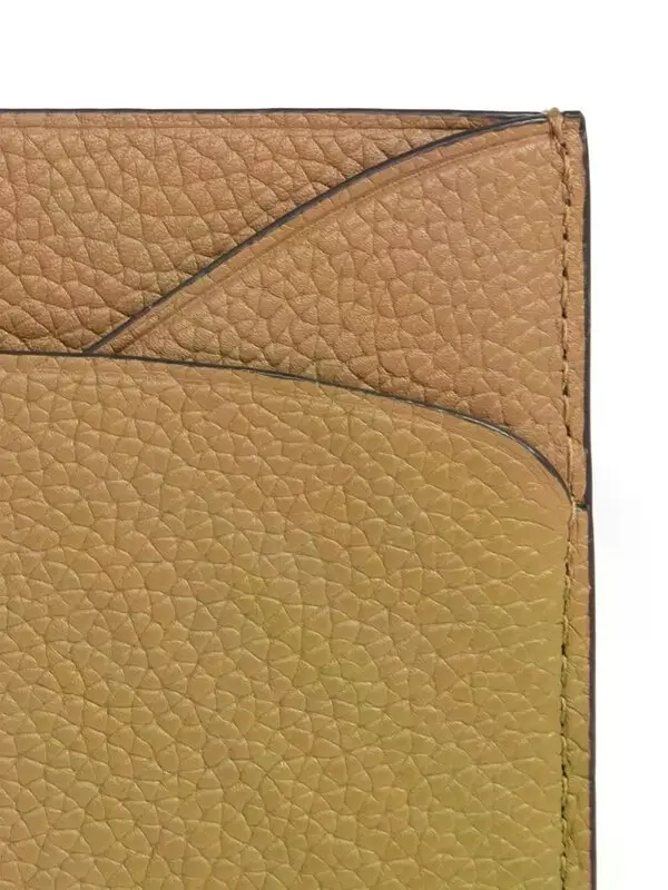 Tory Burch Romy Leather Card Holder - Brown