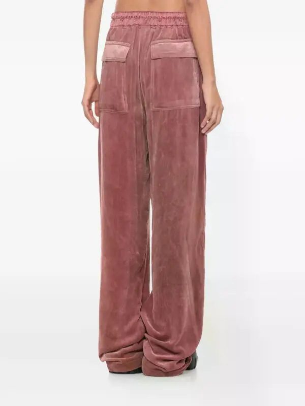 Rick Owens Drawstring Velvet Trousers