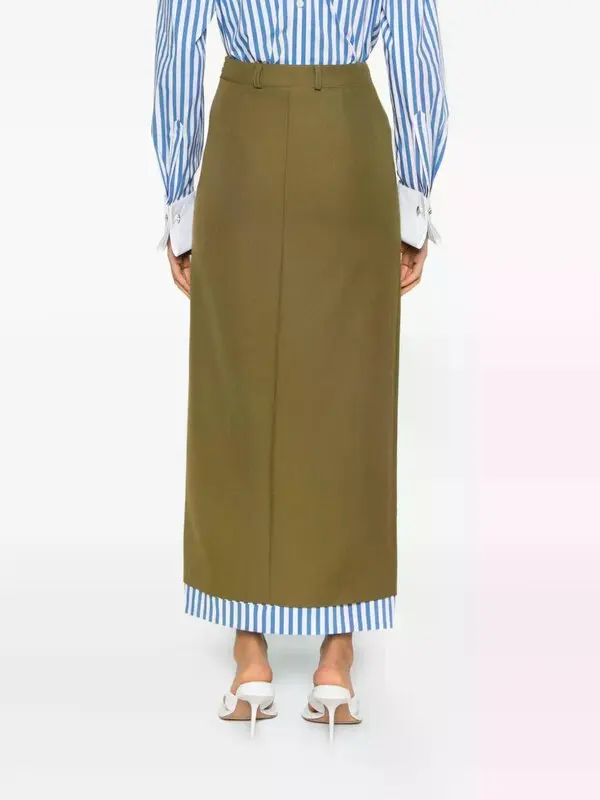 ZOMER Striped Panel Skirt
