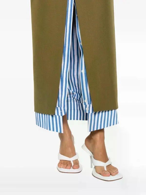 ZOMER Striped Panel Skirt