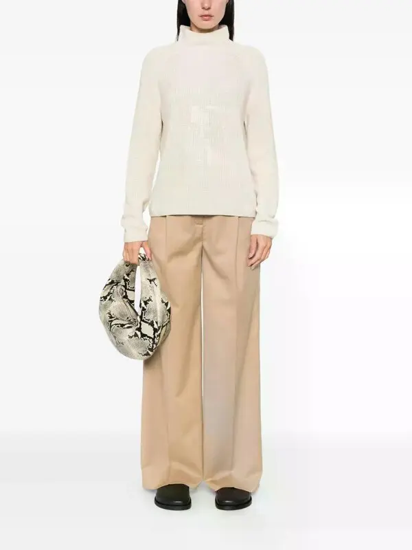 Marc O'polo Funnel-neck Sweater - Neutrals