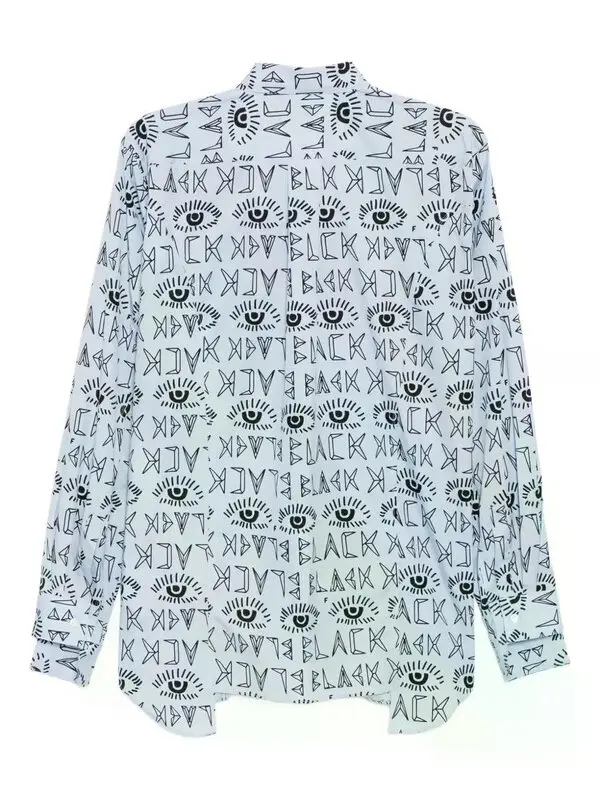 Comme Des Garçons Cut Collar Shirt