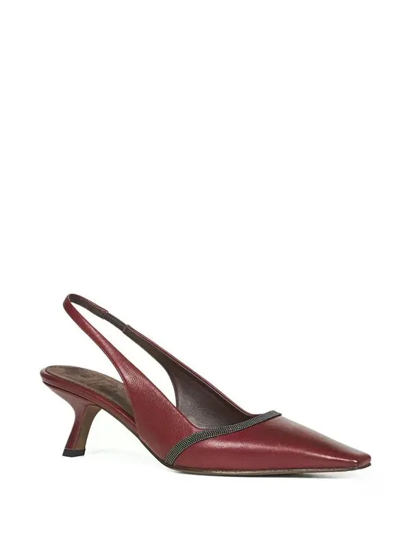 Brunello Cucinelli 65mm Monili Pumps