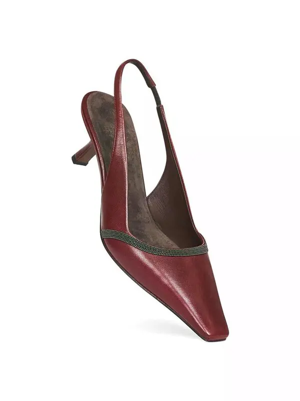 Brunello Cucinelli 65mm Monili Pumps