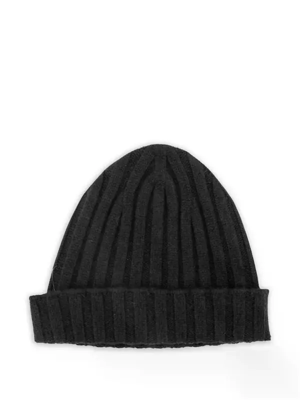 FILIPPO DE LAURENTIIS Cashmere Beanie - Black
