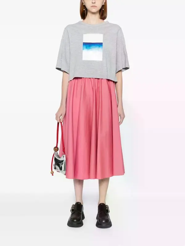 TO B. BY AGNÈS B. Sea-print T-shirt