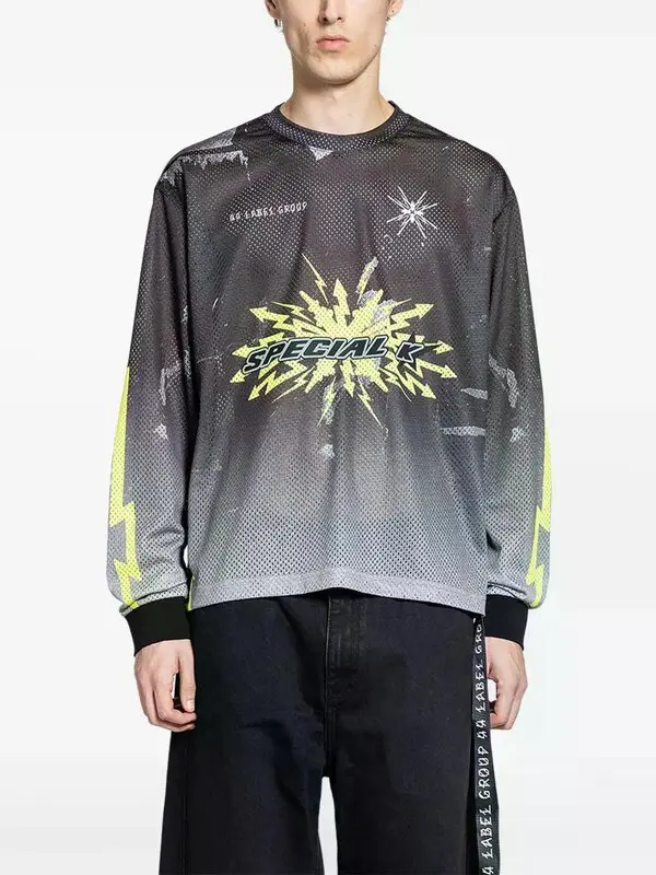 44 LABEL GROUP Voltage Long-sleeve T-shirt