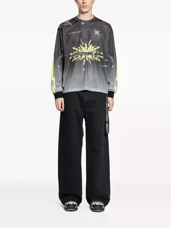 44 LABEL GROUP Voltage Long-sleeve T-shirt