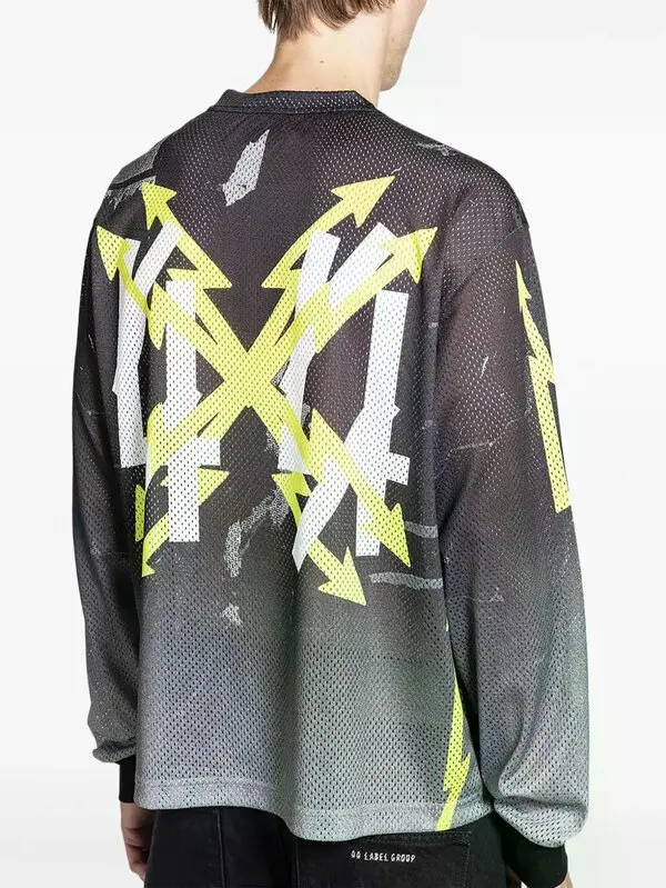 44 LABEL GROUP Voltage Long-sleeve T-shirt