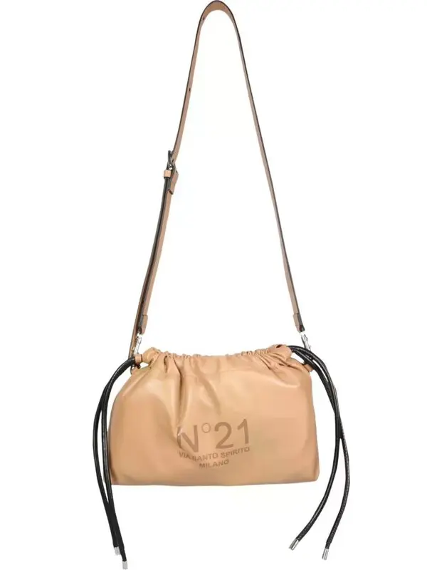 N°21 Drawstring-top Shoulder Bag - Neutrals
