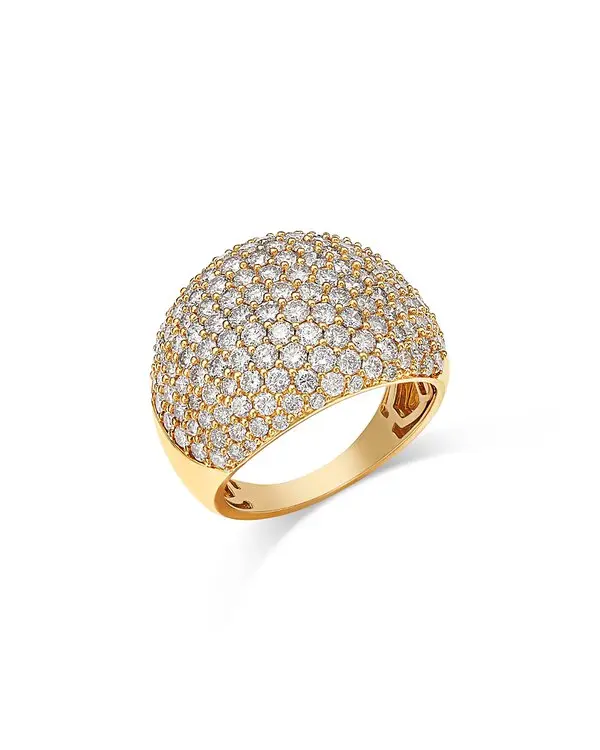 Bloomingdale'S Pave Diamond 14k Gold Ring 3.0 Tcw - Yellow Gold