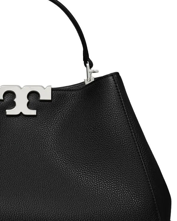 Tory Burch Eleanor Leather Satchel - Black