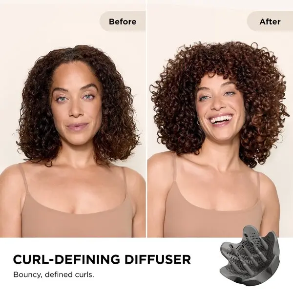 SHARK Flexfusion For Curly & Coily Hair - Gray