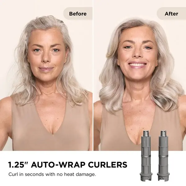 SHARK Flexfusion For Curly & Coily Hair - Gray