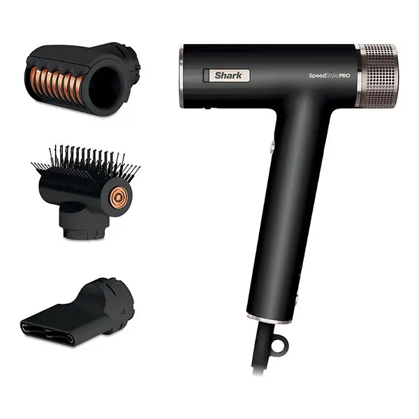 SHARK Speedstyle Pro Hair Dryer, Straight & Wavy - Black