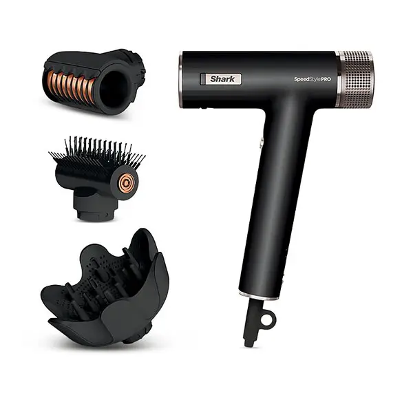 SHARK Speedstyle Pro Hair Dryer, Curly & Coily - Black