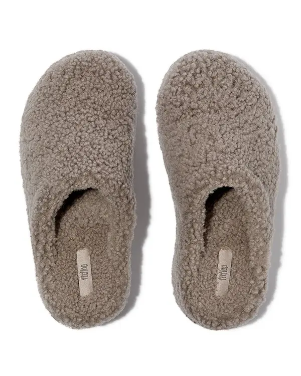 Fitflop Shuv Shearling Clogs - Taupe