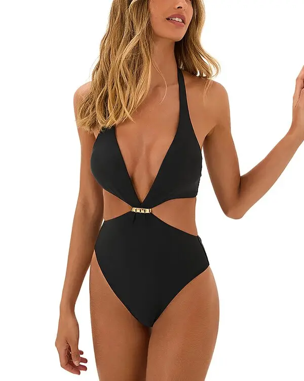 VIX PAULA HERMANNY Bessie One Piece Swimsuit - Black