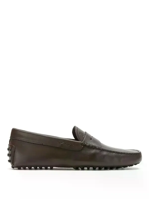 TOD'S Pebbled Leather Loafers