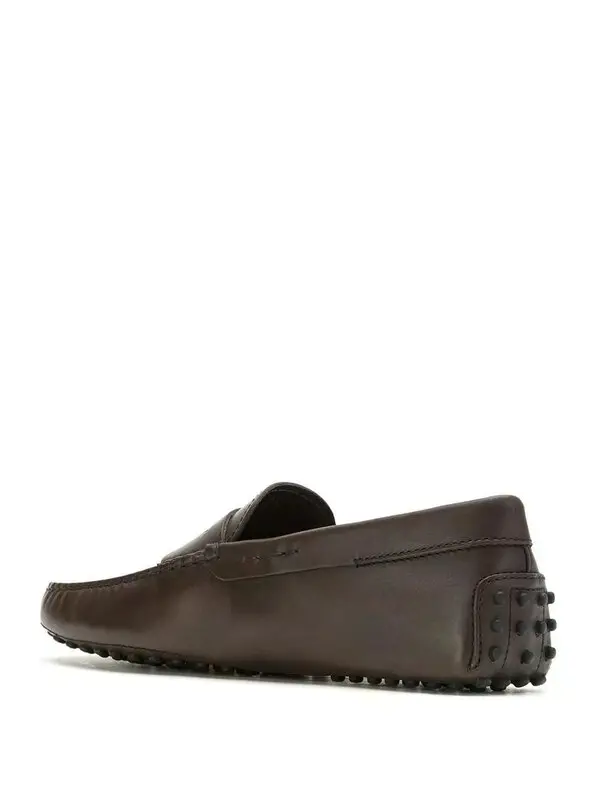 TOD'S Pebbled Leather Loafers