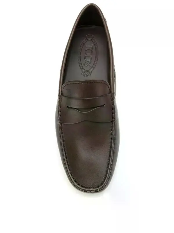 TOD'S Pebbled Leather Loafers