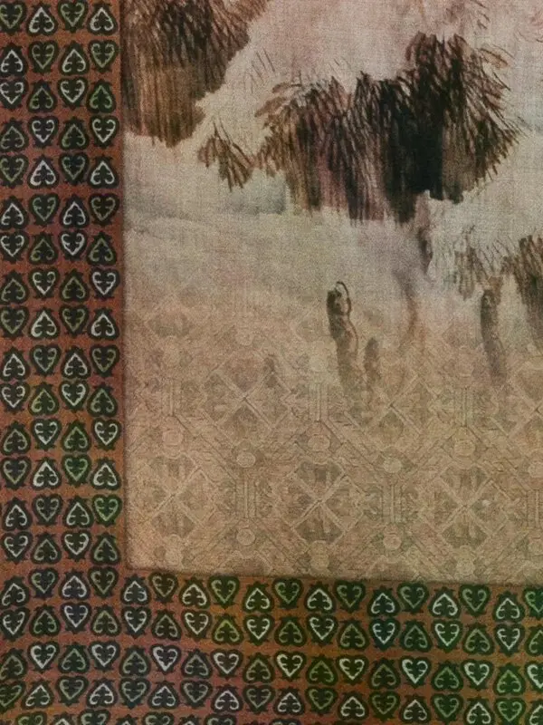 PIERRE-LOUIS MASCIA Euclides Fringed Patterned Scarf