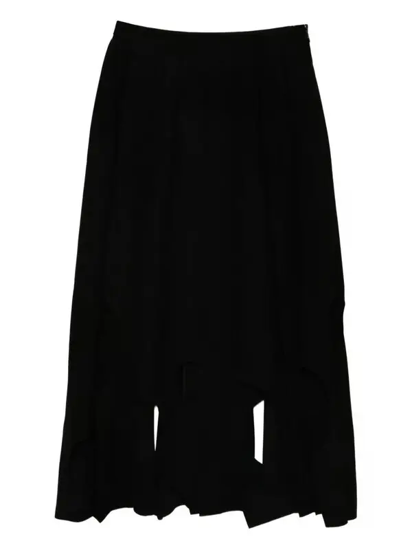 ENFOLD Pleated Midi Skirt