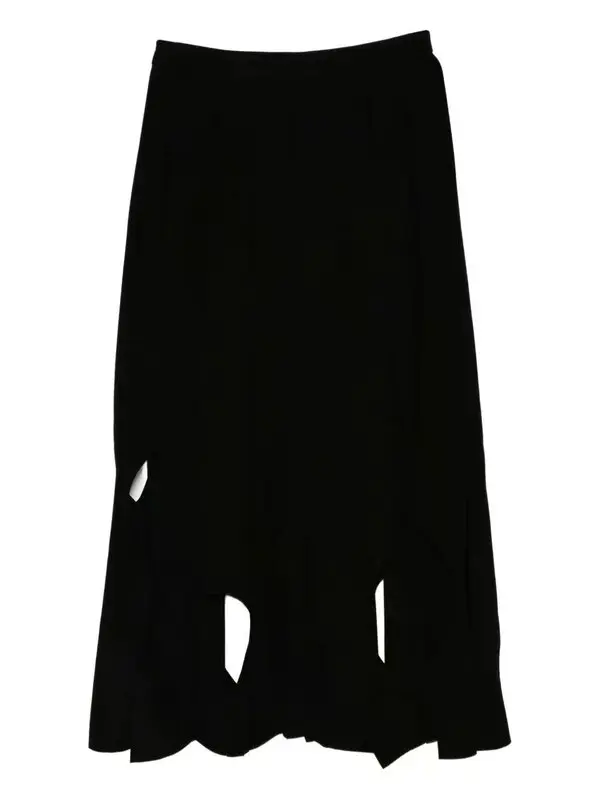 ENFOLD Pleated Midi Skirt