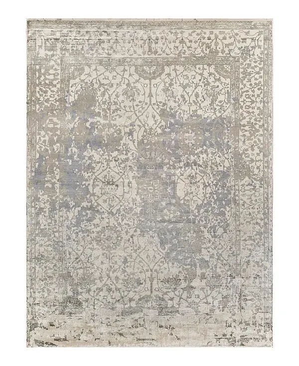 EXQUISITE RUGS Antique Weave Bamboo 9980 Area Rug 8'x10 - Silver