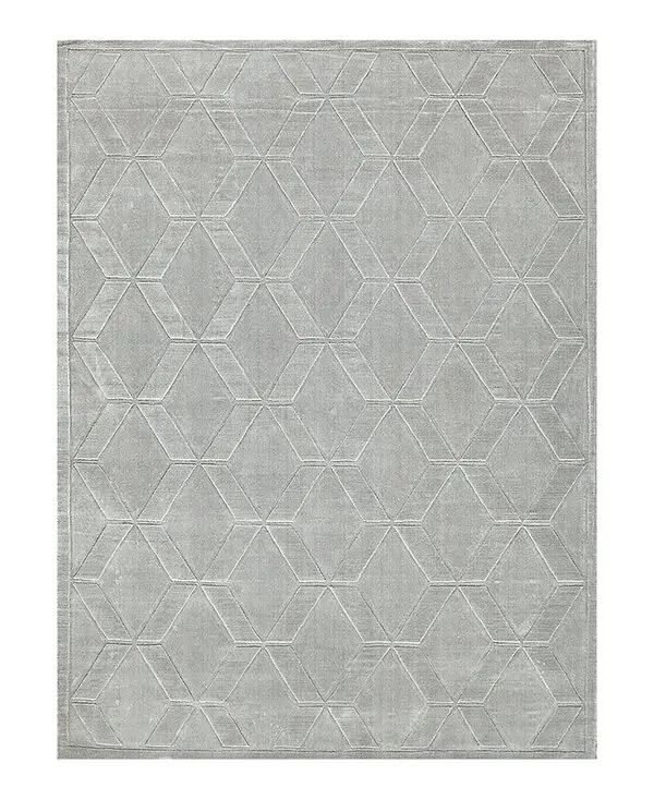EXQUISITE RUGS Brunello Modern 6736 Area Rug 4'x6 - Silver