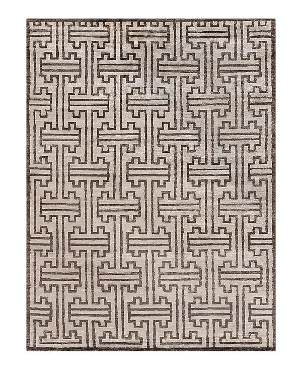 EXQUISITE RUGS Bamboo Silk 3291 Area Rug 6'x9 - Ivory