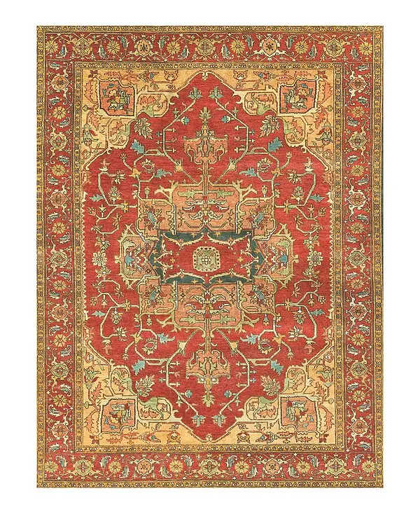 EXQUISITE RUGS Antique Weave Serapi 8144 Area Rug 10'x14 - Red