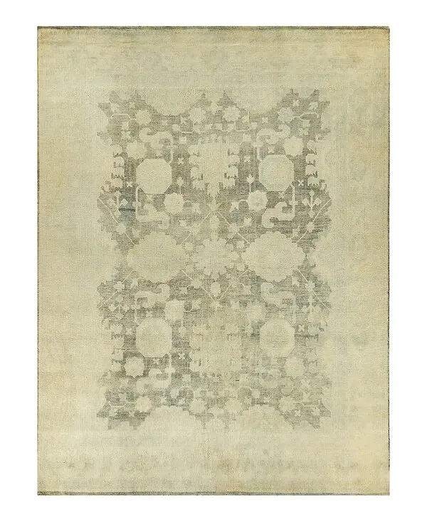 EXQUISITE RUGS Antique Weave Oushak 3381 Area Rug 6'x9 - Green