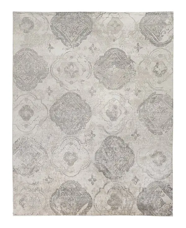 EXQUISITE RUGS Antique'd Silk 2431 Area Rug 8'x10 - Beige