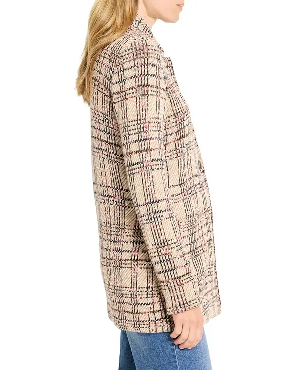NIC+ZOE Stitchy Plaid Blazer
